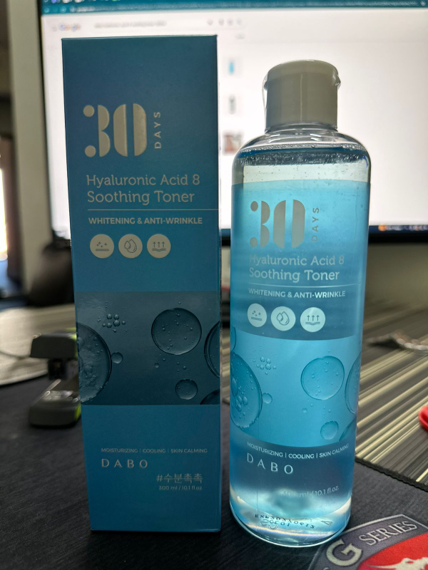 Dabo Hyaluronic Acid 8 Soothing Toner Whitening & Anti Wrinkle 300ml ...