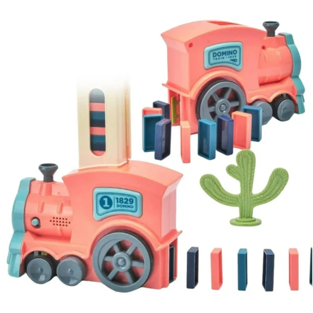 Domino Train Blocks Set Building And Stacking Toy - Smart Kid