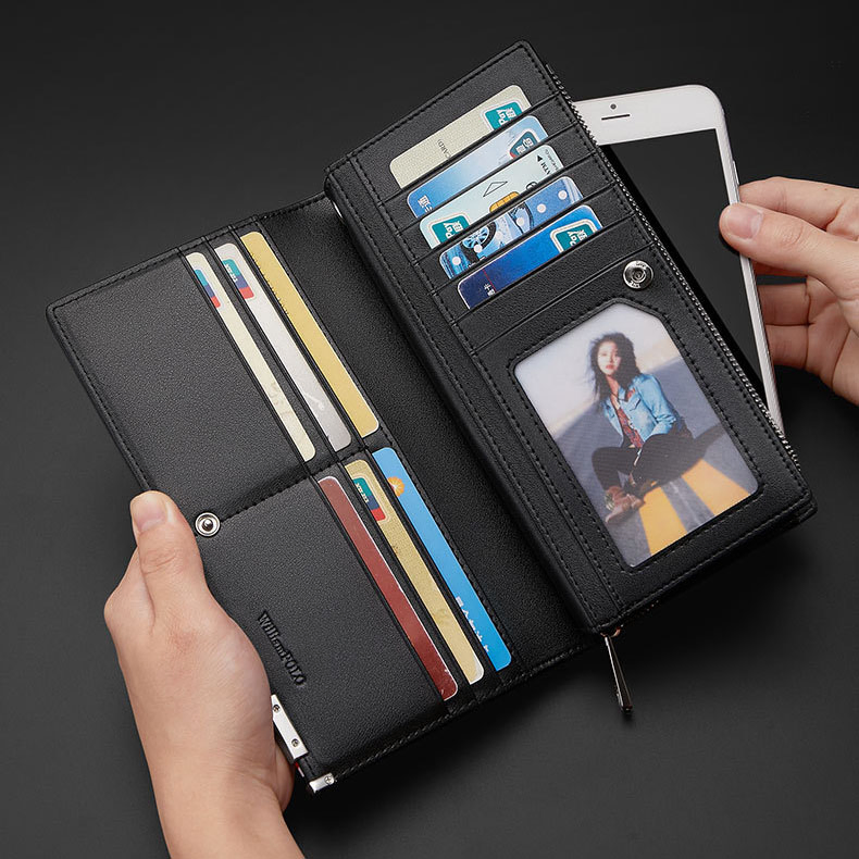 ARMOR SAFE MEN’S LONG WALLET - William Polo