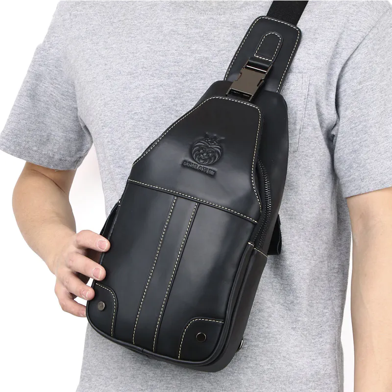 BLACK CHEST BAG - OFF BEAT