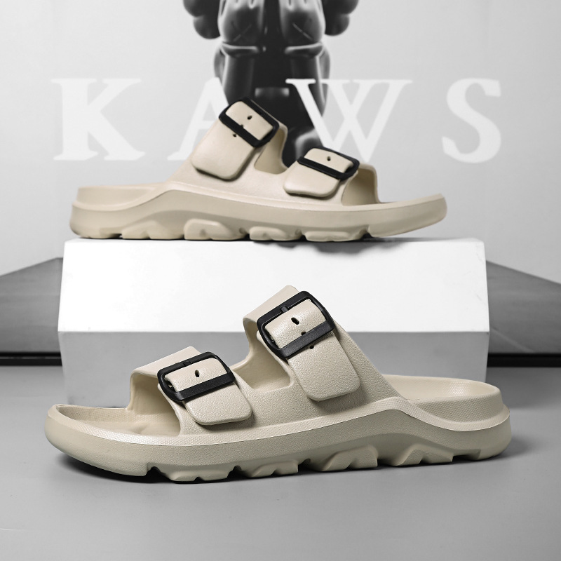 SNUG SOLE RAIN SLIPPERS - OFF BEAT