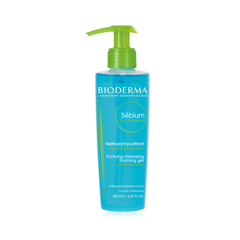 Bioderma Sebum Gel Moussant Purifying Foaming Gel 200ml - Elegance