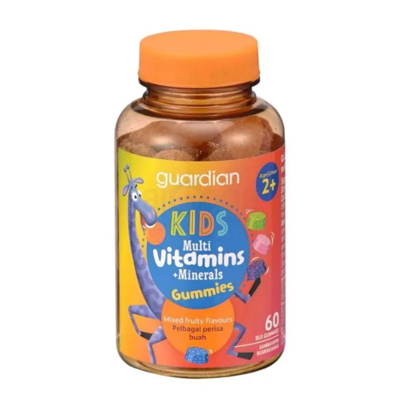 Guardian Kids Gummies Multivitamin + Minerals 60's For 2+ Age - Elegance