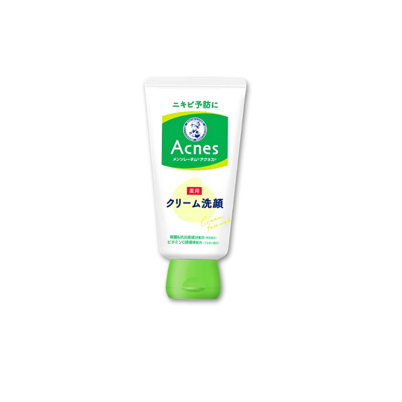 Rohto Mentholatum Acnes Creamy Face Wash 130g - Elegance