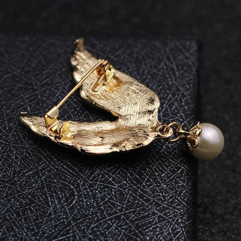Angel Wings Pearl Hijab Brooch / Hijab Pin - Only 99 Shop BD