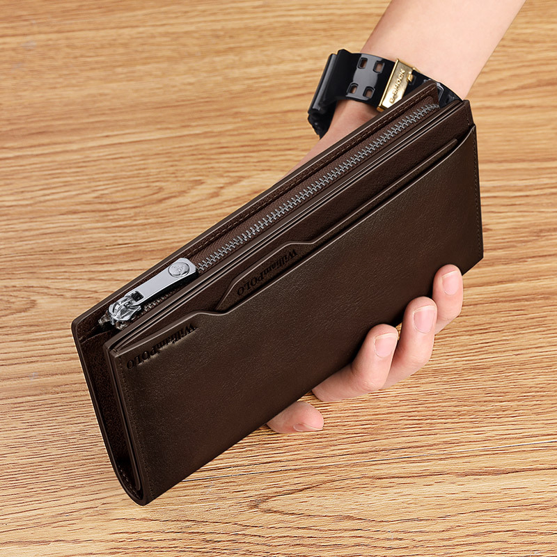 TITAN HOLD MEN’S DARK BROWN WALLET - William Polo