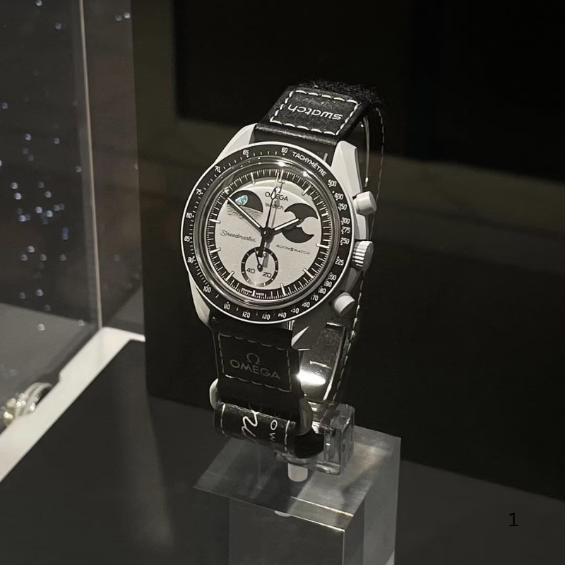 Moon Swatch Omega x Swatch Mission to Earth phase Bio ceramic Wrist ...