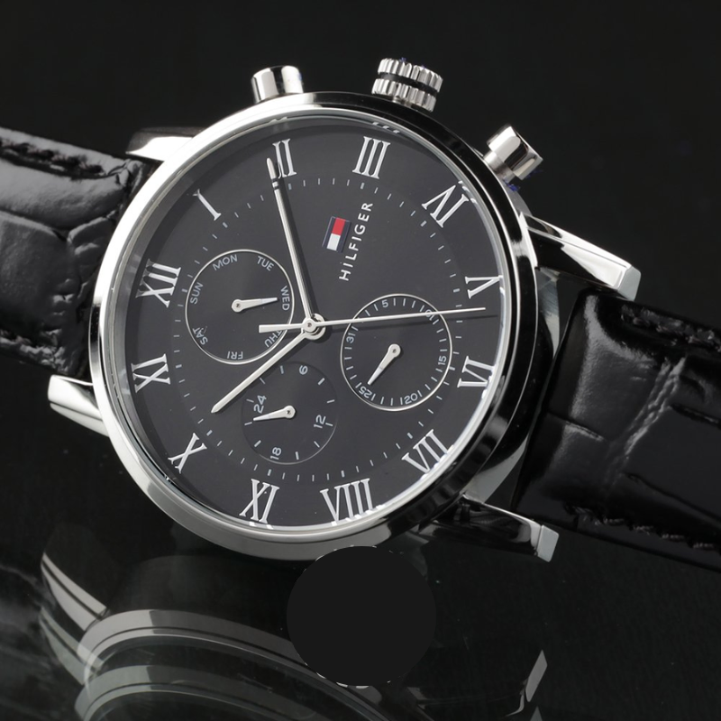 Tommy Hilfiger Men's Sophisticated Sport Black Watch - Elite Club