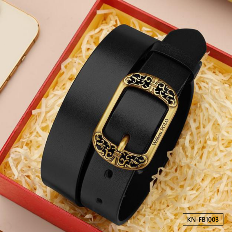 Glamour Black Women's Belt - KICK NATIONS