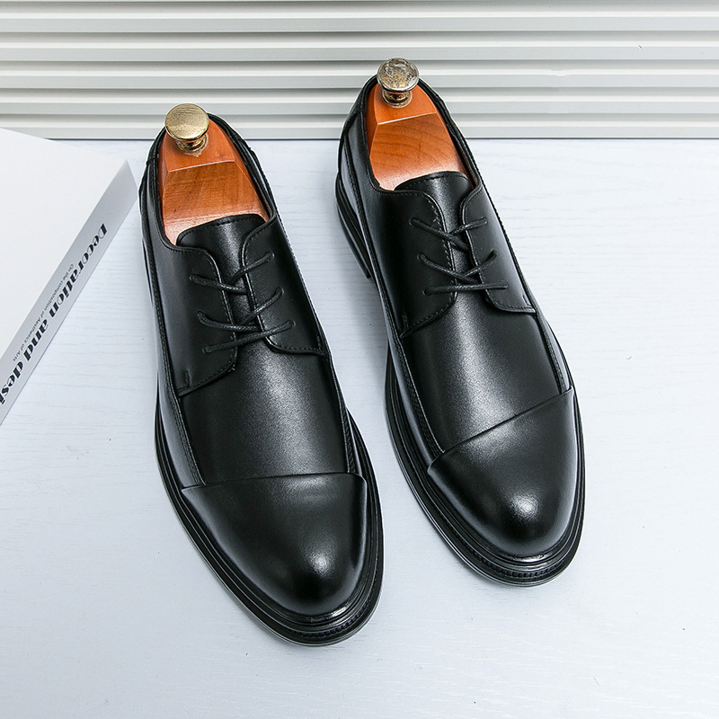 Premium Leather Men's Formal Business Shoes - KICK NATIONS