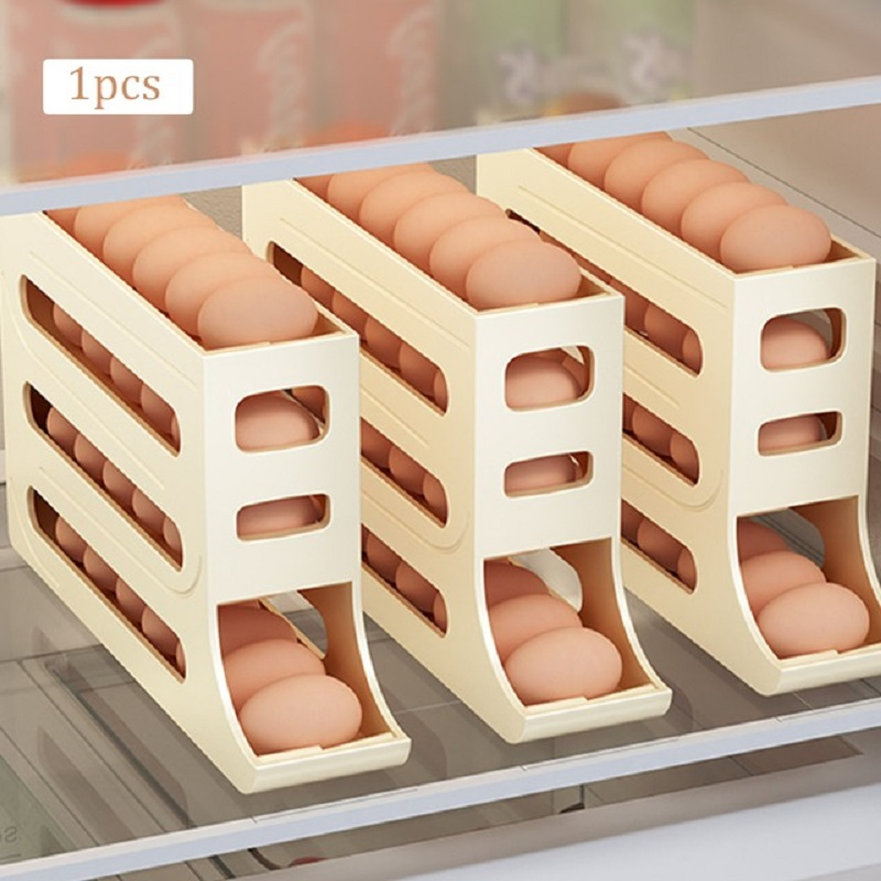 Large Capacity 4 Layer Egg Storage Rack - Rivon Online Shop