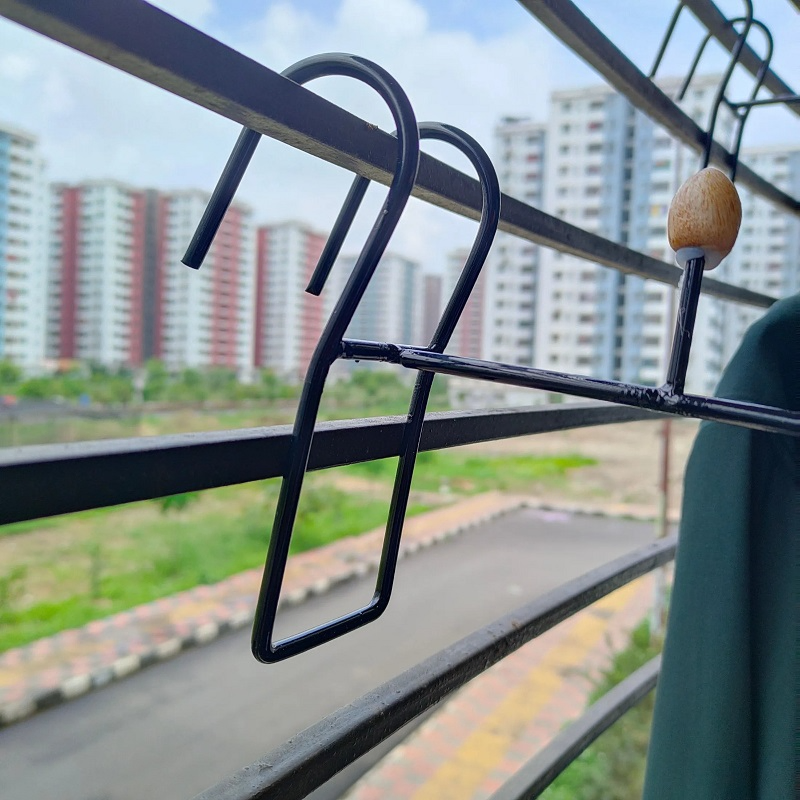 Balcony Cloth Drying Metal Grill Hanger - Rivon Online Shop