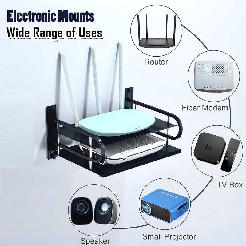 Wall Mount Wifi Router and Onu stand - Rivon Online Shop