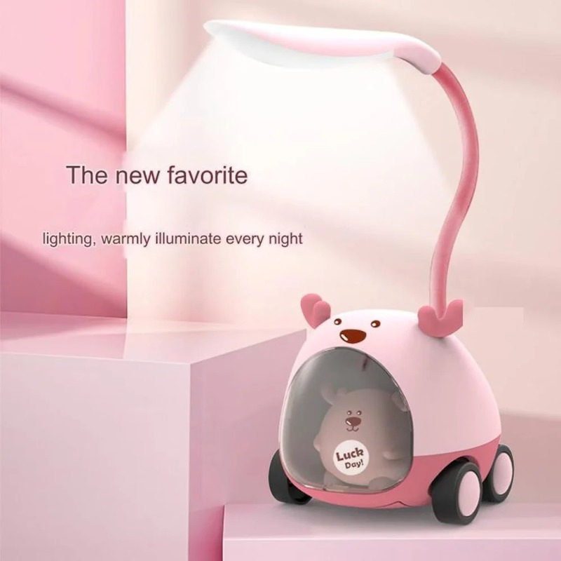 Foldable Rechargeable Pen Holder Sharpener Table Light Lamp (1 Pc ...