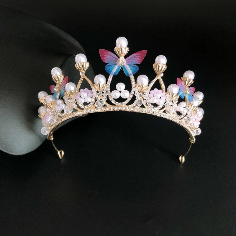 Romantic Butterfly Shape Princess Crown - Choosy Shop